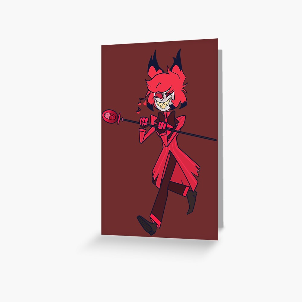 "Mini Alastor (Hazbin Hotel)" Greeting Card for Sale by Sophia42888 ...