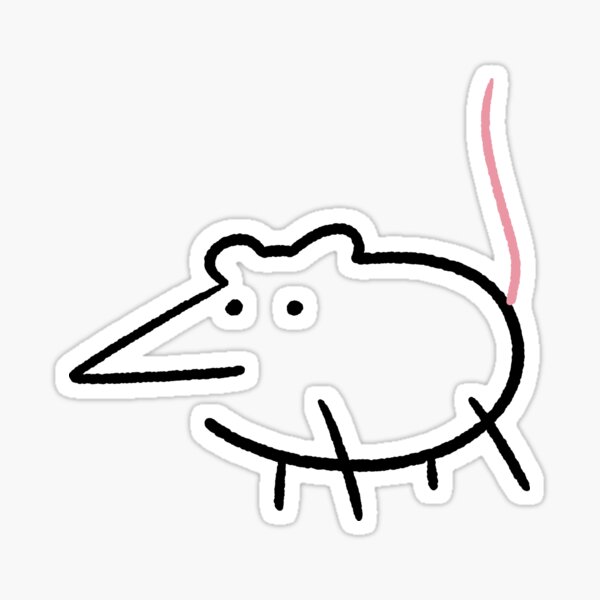 "Rat" Sticker by V1nny64 | Redbubble
