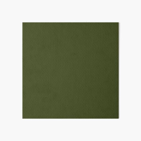 "Pantone Colors - Chive Green - Solid Color" Art Board Print for Sale ...