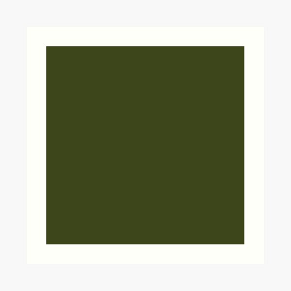 "Pantone Colors - Chive Green - Solid Color" Art Print by AryehStudio ...