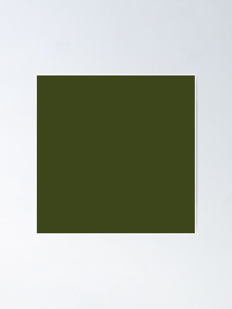 "Pantone Colors - Chive Green - Solid Color" Poster by AryehStudio ...