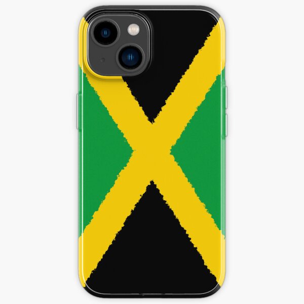 "Smartphone Case - Flag of Jamaica - Vertical Painted" iPhone Case for Sale by mpodger | Redbubble