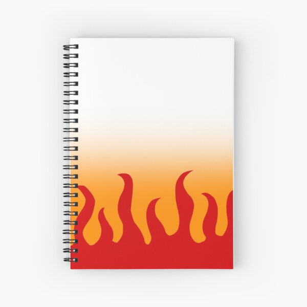 Kyojuro Rengoku Pattern Spiral Notebooks | Redbubble