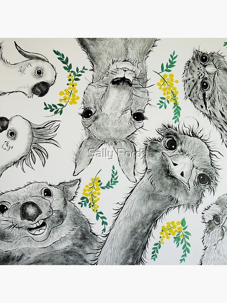 " 100 cm x 75 cm. Ich habe nur versucht, ein paar australische ...