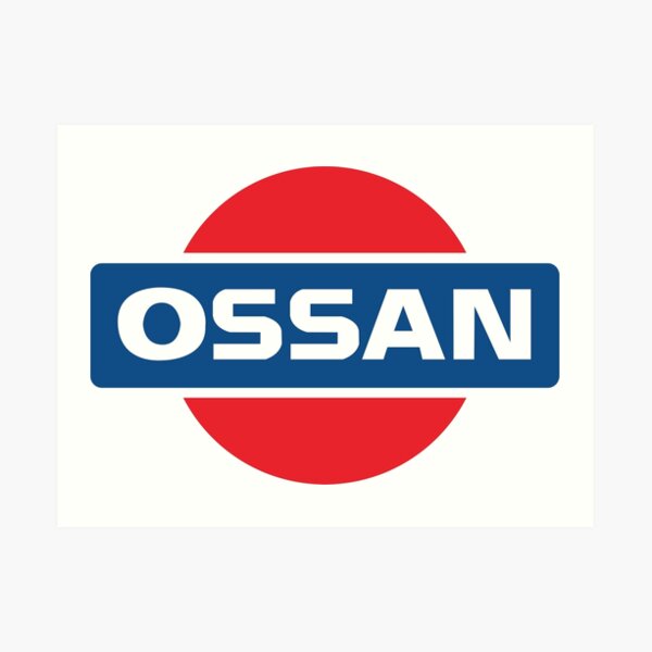 "NISSAN parody - OSSAN LOGO" Art Print for Sale by yhdrea | Redbubble