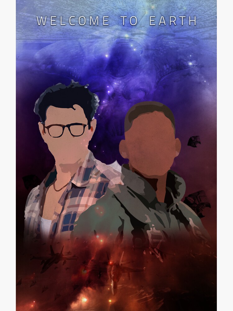 "WELCOME TO EARTH" Sticker for Sale by Kevin Kehoe | Redbubble