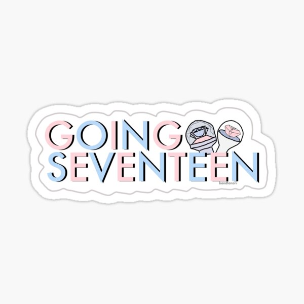 "Going Seventeen Carat Edition" Sticker for Sale by bandfanarii | Redbubble