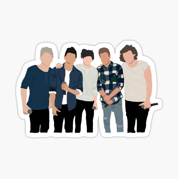 "one direction" Sticker for Sale by jordanmaking | Redbubble