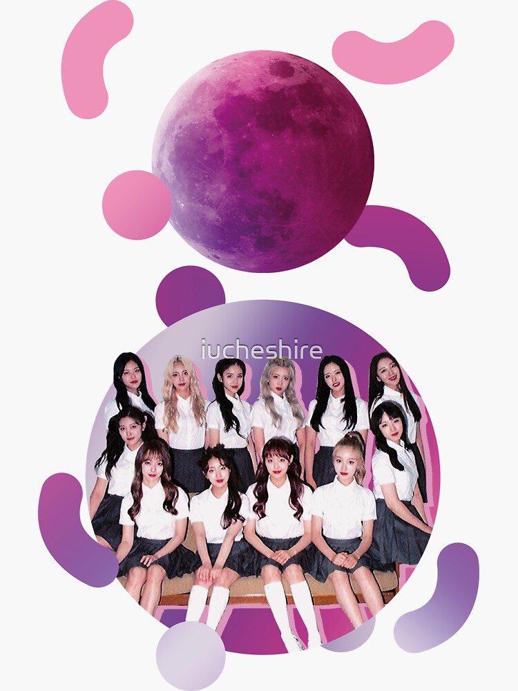 "LOONA ++ sticker" Sticker for Sale by iucheshire | Redbubble