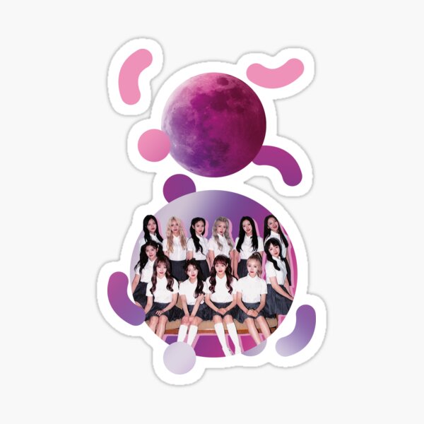 "LOONA ++ sticker" Sticker for Sale by iucheshire | Redbubble