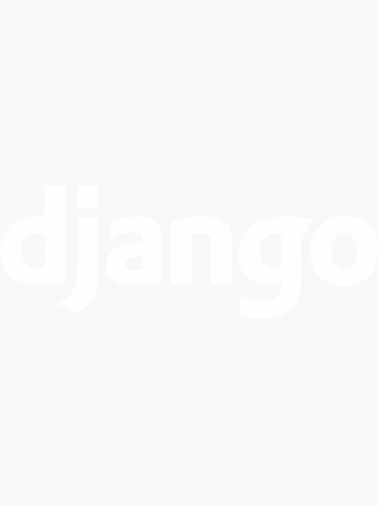 "BEST SELLER - Django Framework Logo Merchandise" Sticker by ...