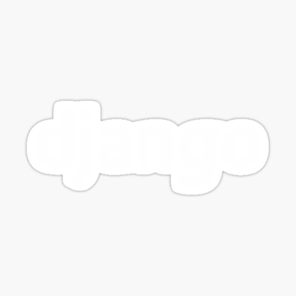 "BEST SELLER - Django Framework Logo Merchandise" Sticker by ...