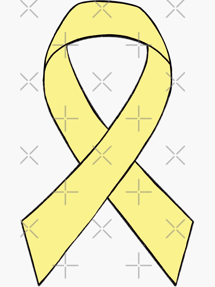 "Sarcoma/Bone Cancer Ribbon" Sticker for Sale by katiemy12 | Redbubble