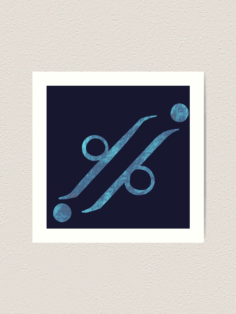 "Kryptonian Symbol for Water" Art Print for Sale by kmick | Redbubble