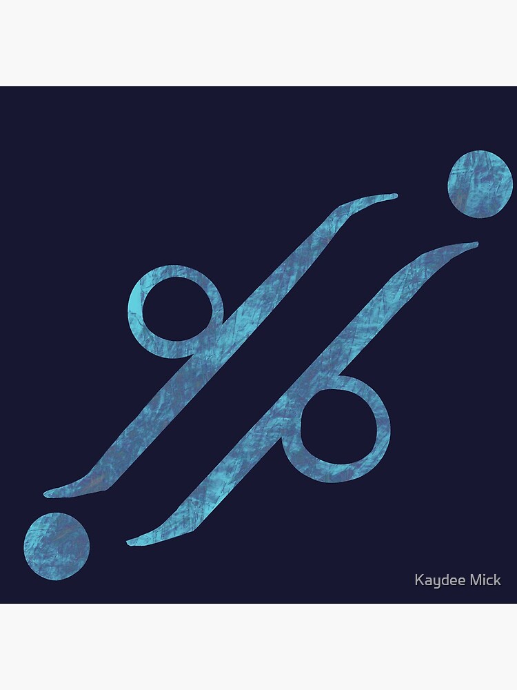 "Kryptonian Symbol for Water" Art Print for Sale by kmick | Redbubble