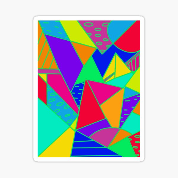 "Abstract art" Sticker for Sale by art-by-cam | Redbubble