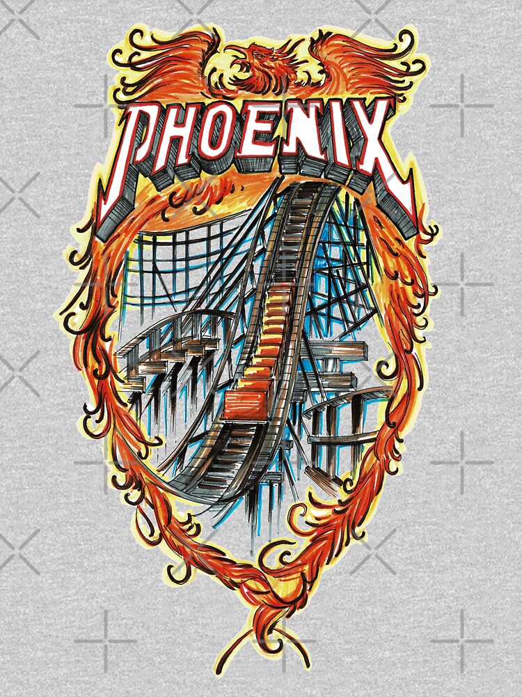 "Phoenix Design" T-shirt by carowindsfanson | Redbubble