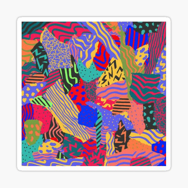 "Geometric modern shapes pattern" Sticker for Sale by Khanchoice ...