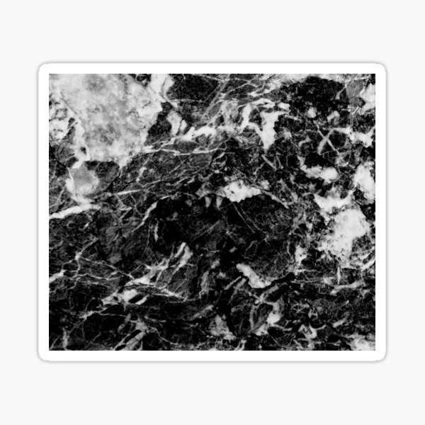 "Elegant Black Marble Stone" Sticker for Sale by hadicazvysavaca ...