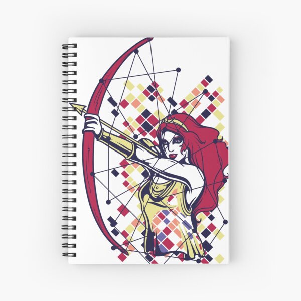 "Greek Mythology & Gods - Artemis" Spiral Notebook for Sale by jpvalery ...