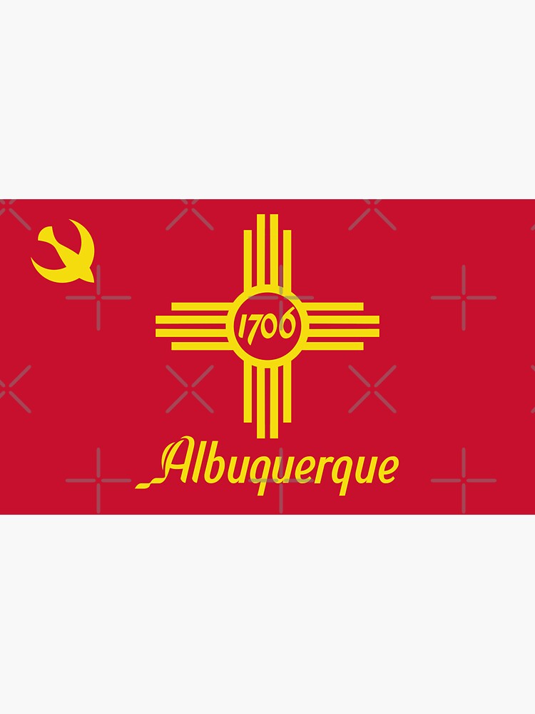 "Flag of Albuquerque" Sticker by brigadeiro | Redbubble