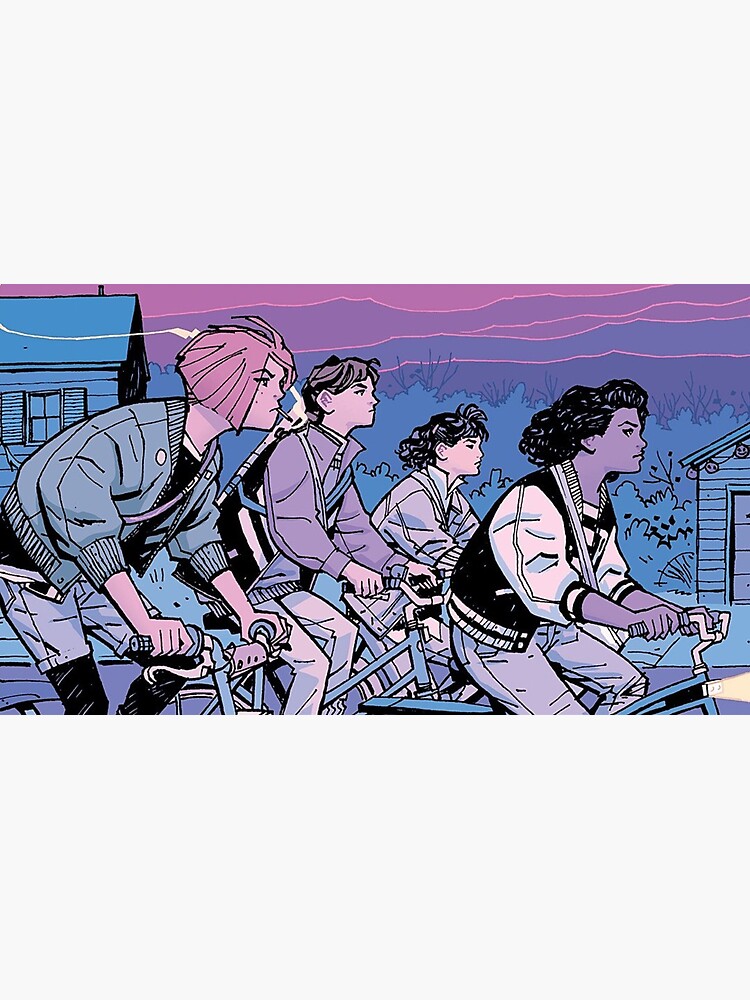 "Paper Girls Art" Sticker for Sale by zoeyjw | Redbubble