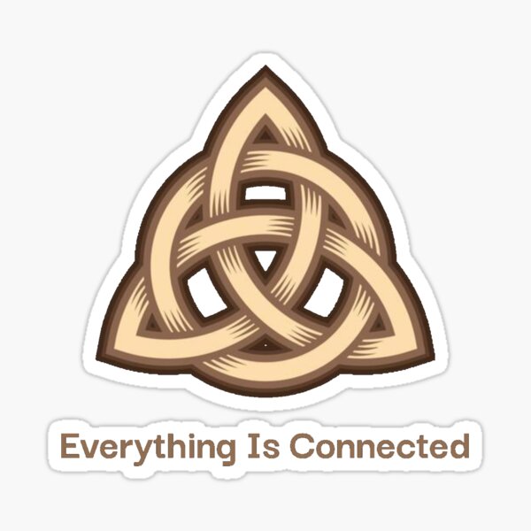 "Everything Is Connected" Sticker for Sale by Arash12 | Redbubble