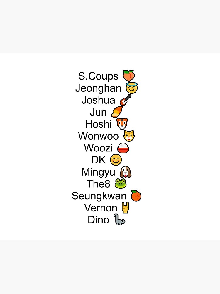 "Seventeen's Emoji" Poster for Sale by JenXoXo | Redbubble