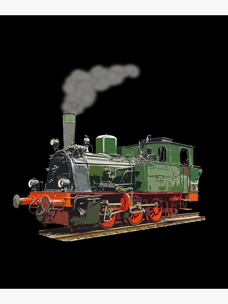 "Steam locomotive small locomotive railroad" Poster for Sale by ...