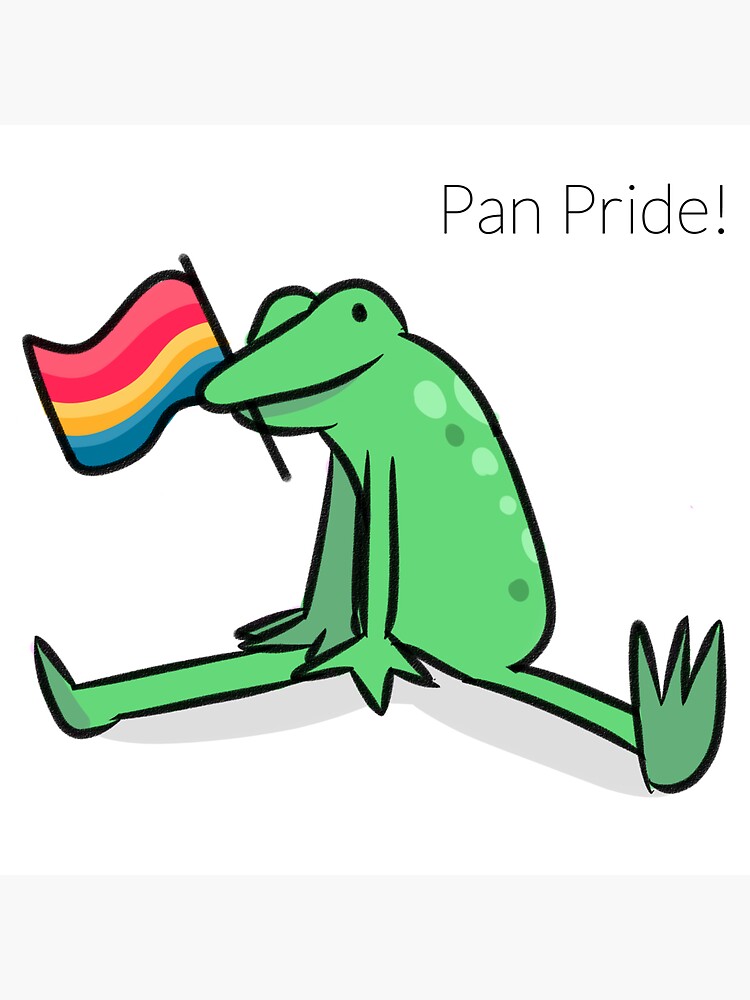 "Pan Frog ver. 2" Sticker by TheEndOfMusic | Redbubble