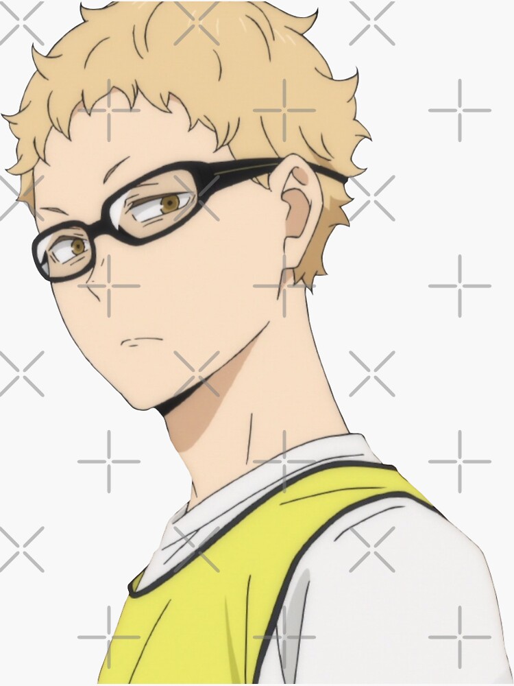 "Tsukki" Sticker for Sale by arsenaa | Redbubble