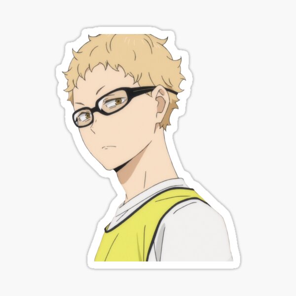 "Tsukki" Sticker for Sale by arsenaa | Redbubble