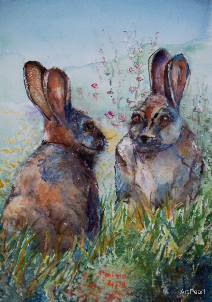 "Animals Two by Two: Contemplating Things to Come." by ArtPearl | Redbubble