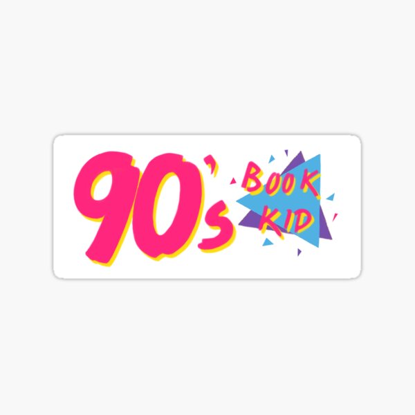 "90's Book Kid" Sticker by NstalgiaLibrary | Redbubble