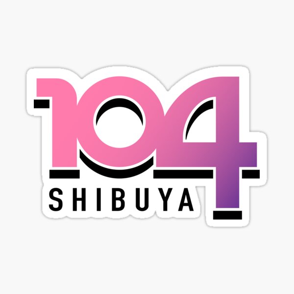"The World Ends With You – Shibuya 104 Logo" Sticker for Sale by kaeru ...