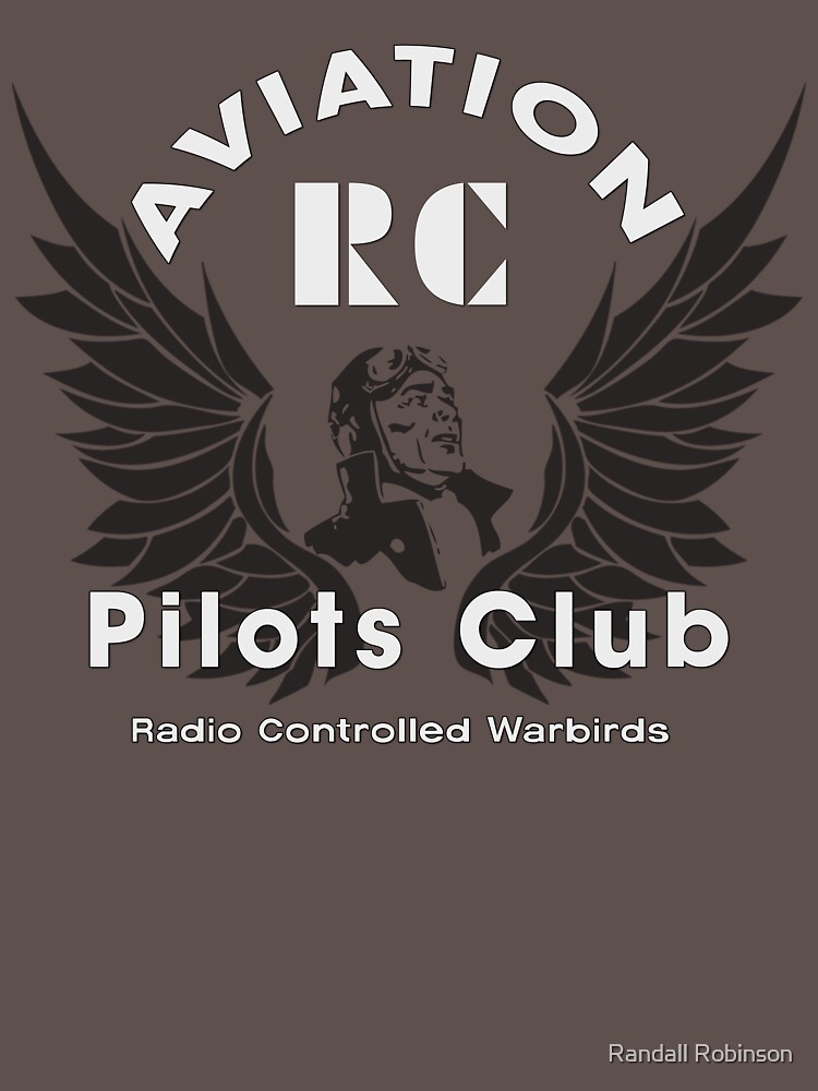 "Aviation RC Pilots Club (big) logo " T-shirt for Sale by Creativesouls ...
