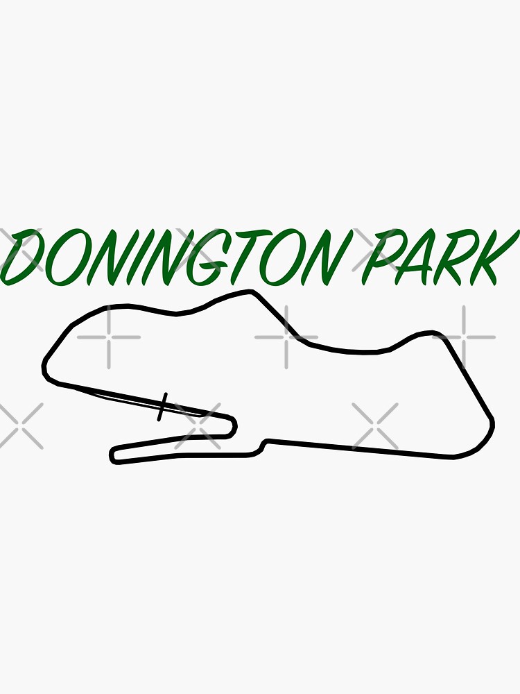 "Donington Park Racing Circuit" Sticker for Sale by Heywood47 | Redbubble