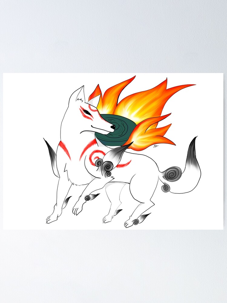 "Amaterasu " Poster by ClumsyNinjaIbb | Redbubble