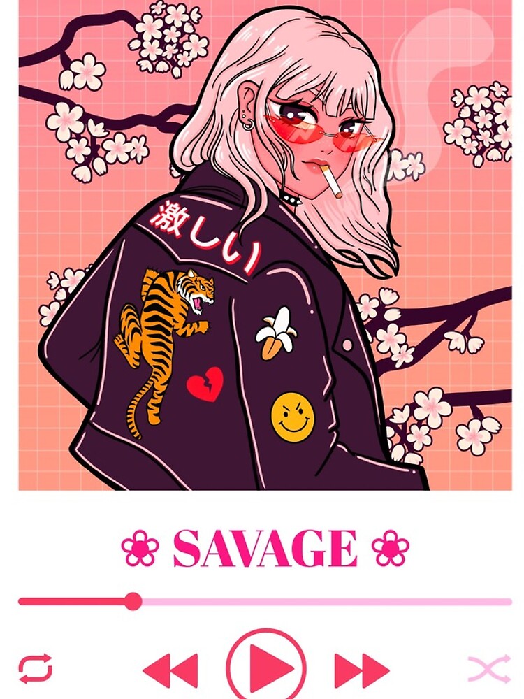 "Savage Girl Media Player" iPhone Case for Sale by thebunny98 | Redbubble