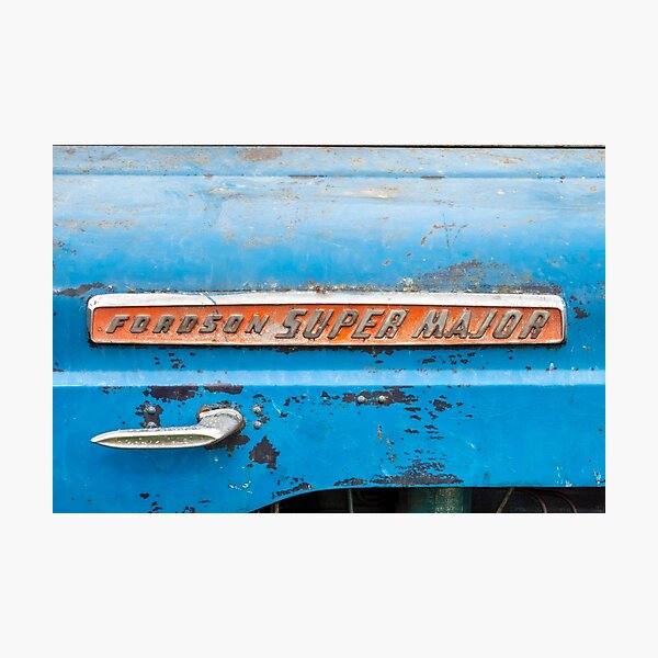 "Fordson Super Major Badge" Photographic Print by richardnixon1 | Redbubble