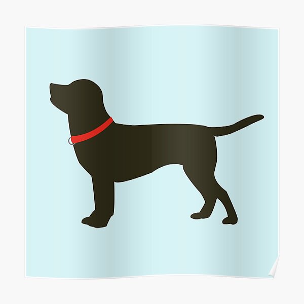 "Black Labrador" Poster for Sale by doggydogs | Redbubble
