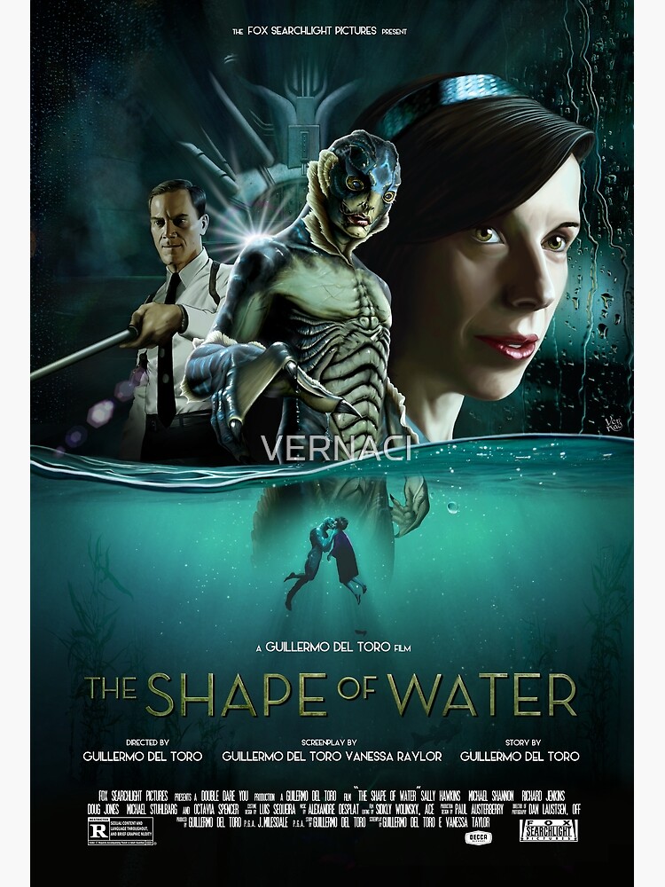 "THE SHAPE OF WATER" Poster for Sale by VERNACI | Redbubble