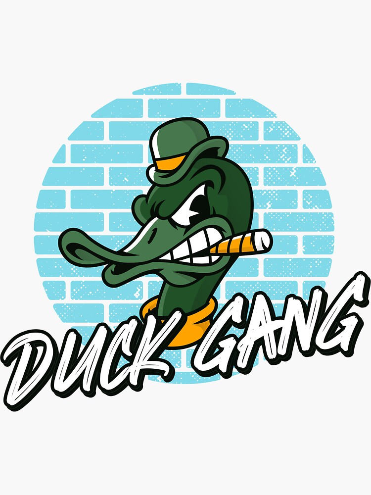 "Duck Gang" Sticker by DarkDvck | Redbubble