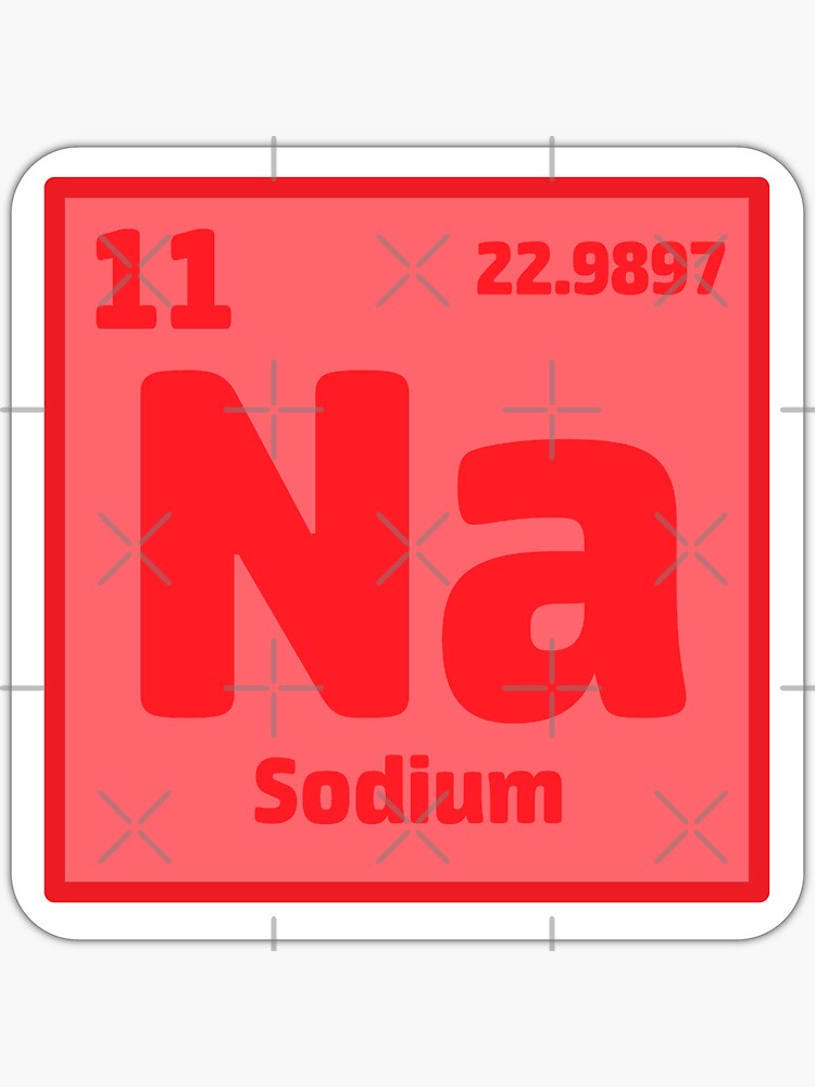 "Element Sodium Sticker" Sticker by FinnicusMertens | Redbubble