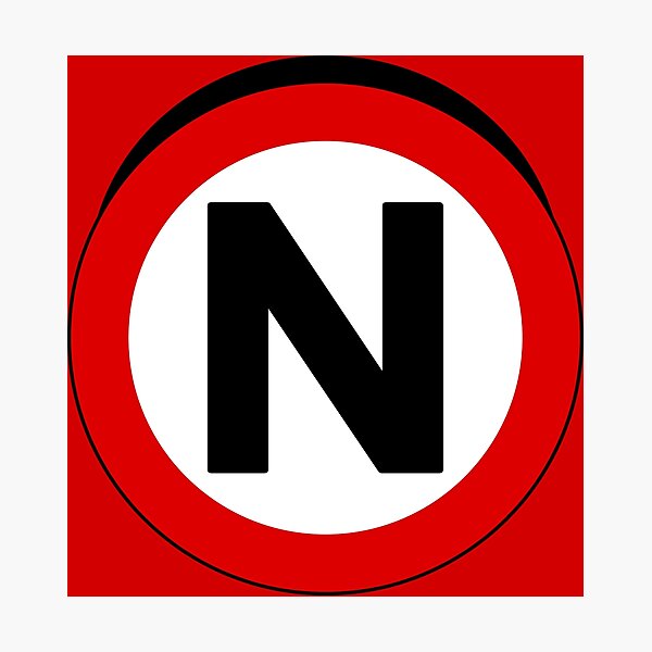"Noid Logo" Photographic Print by MacTonight | Redbubble