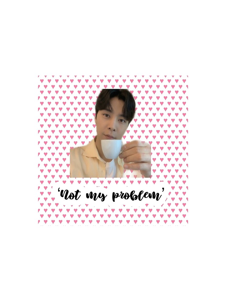 "NCT JOHNNY ‘NOT MY PROBLEM’" Poster by Malz360 | Redbubble