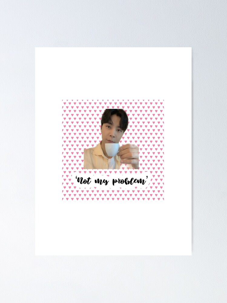 "NCT JOHNNY ‘NOT MY PROBLEM’" Poster by Malz360 | Redbubble