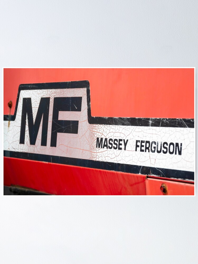 "Vintage Massey Ferguson Logo" Poster by richardnixon1 | Redbubble
