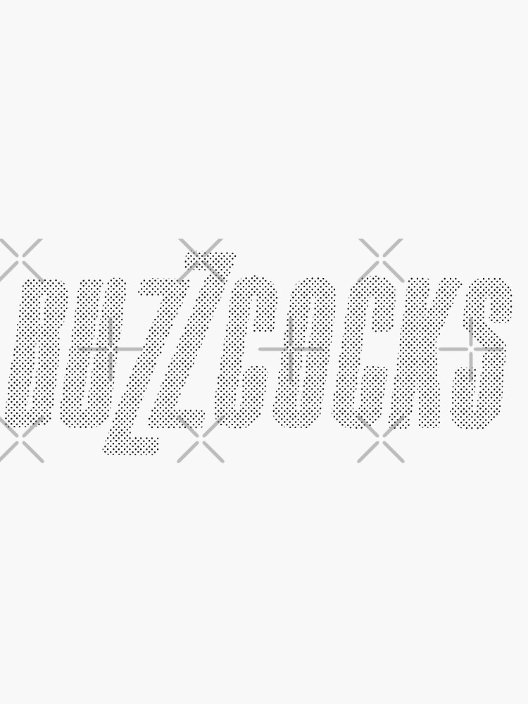 "Buzzcocks Dots Red" Sticker for Sale by littledinosaurs | Redbubble