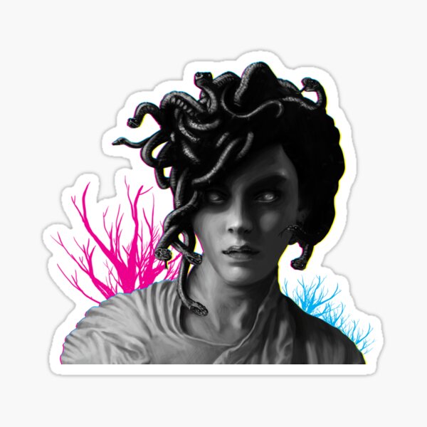 "Medusa" Sticker for Sale by Nidavellir92 | Redbubble